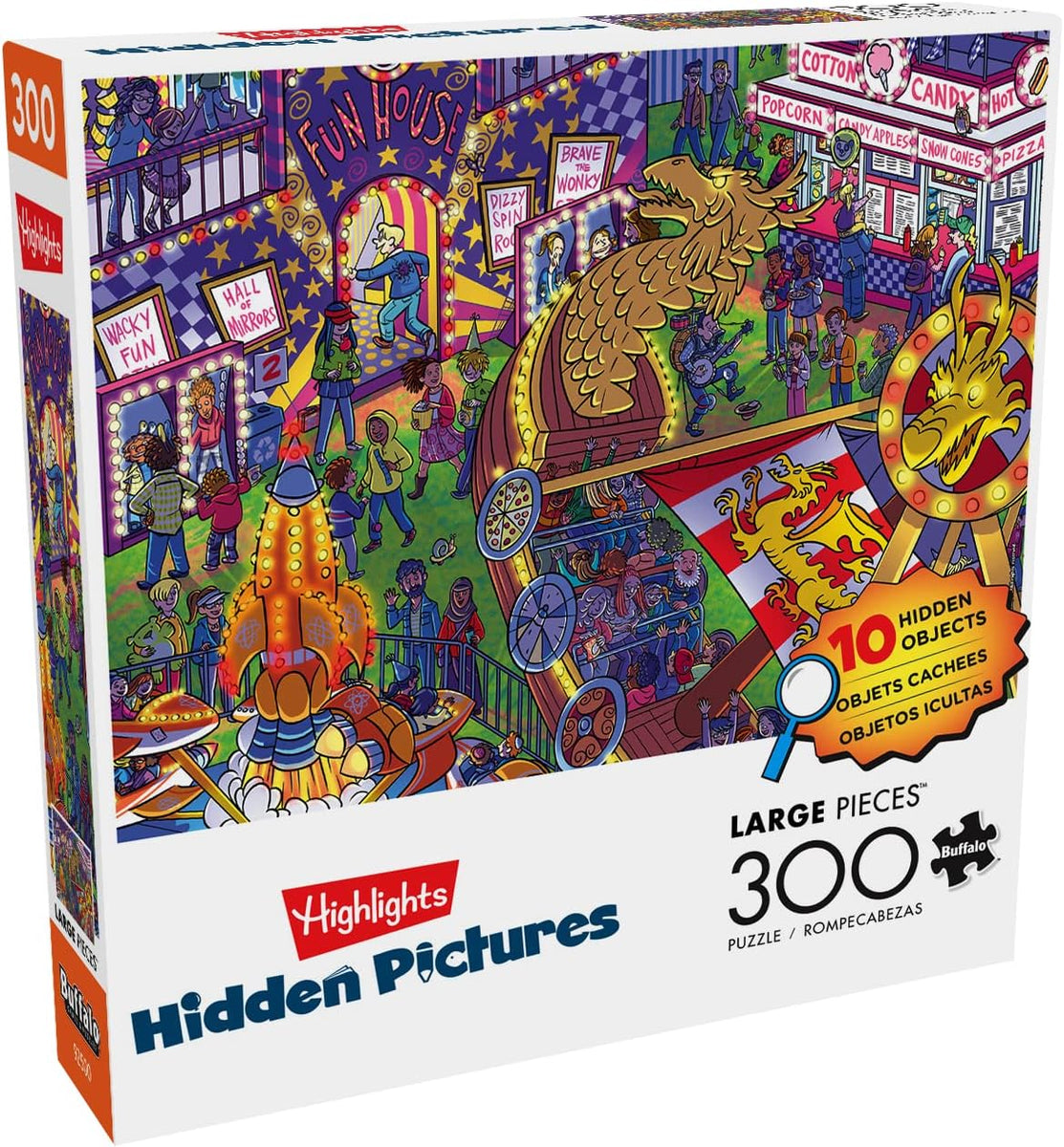 Highlights Hidden Pictures Puzzle, 300 Large Pieces – Myriads Gifts