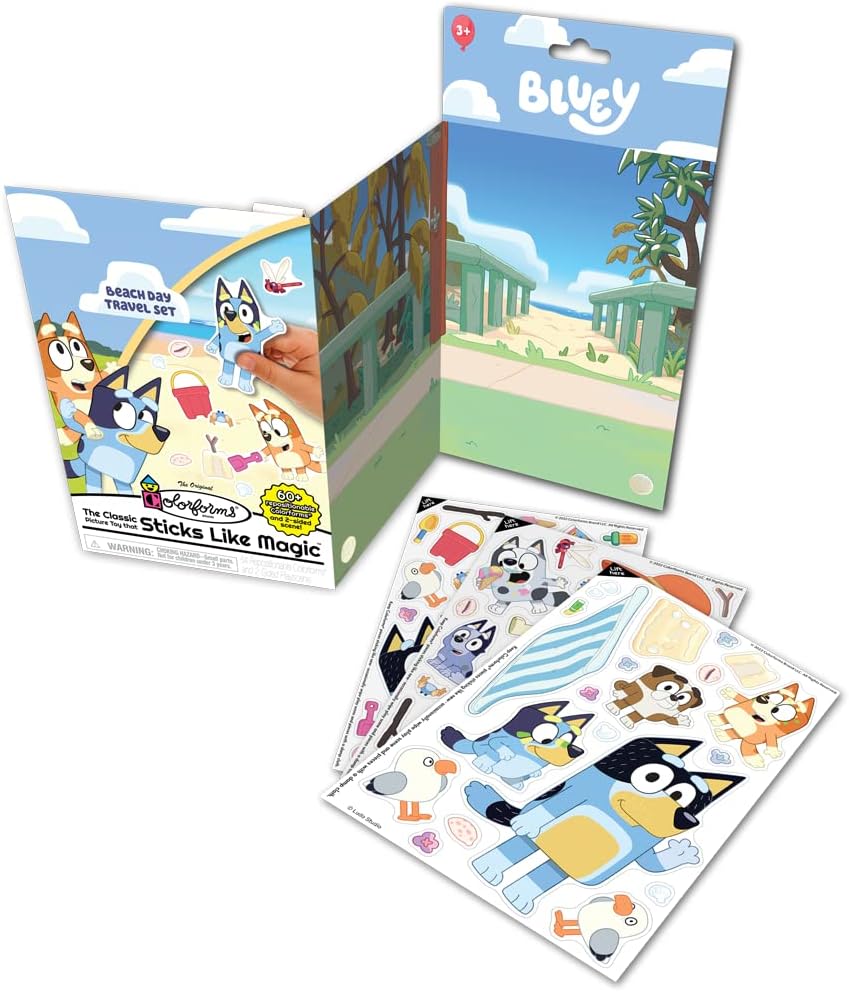 Colorforms Travel Day Set: Bluey, Toy Story, and Paw Patrol with Exclu ...