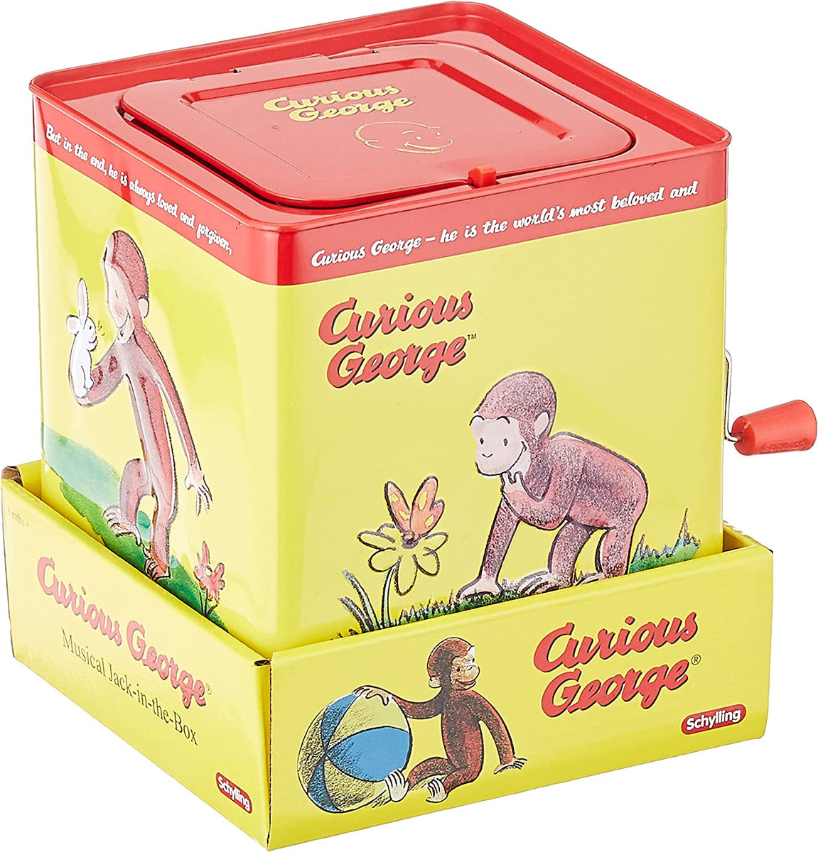 Schylling Curious George Jack in the Box – Myriads Gifts