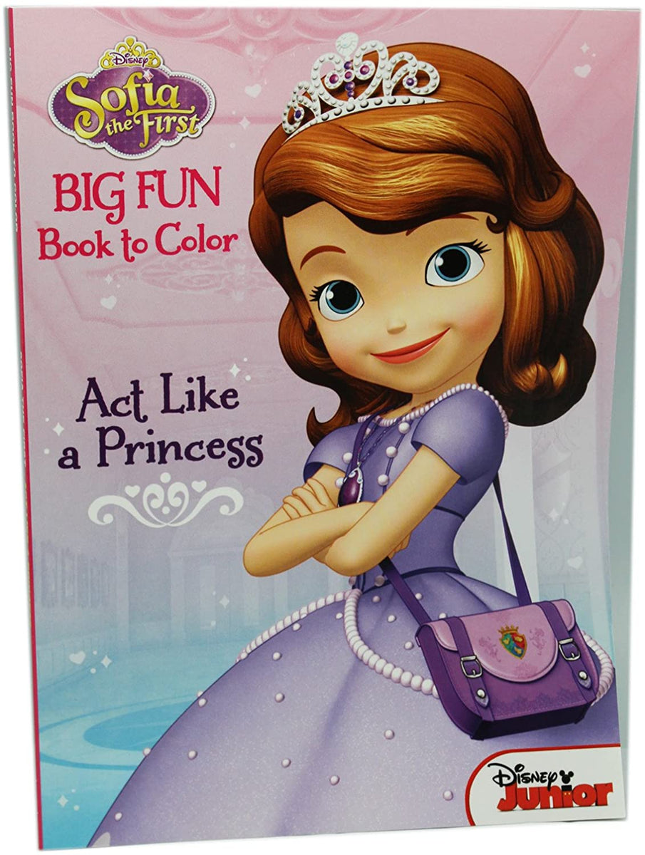 Bendon Sofia the First: Act Like a Princess Coloring Book – Myriads Gifts
