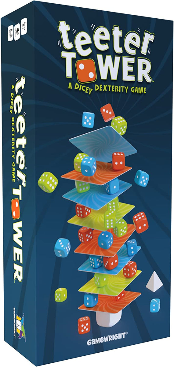 Gamewright Teeter Tower: A Dicey Dexterity Game – Myriads Gifts