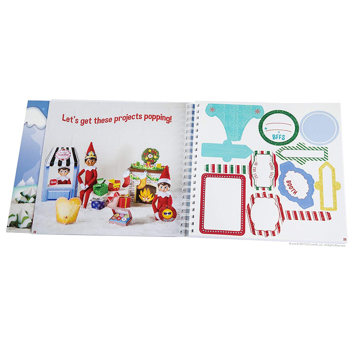 Elf on The Shelf Scout Elves at Play Paper Crafts – Myriads Gifts