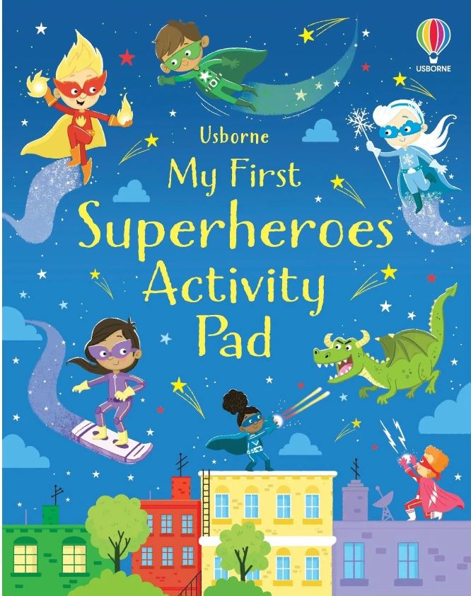 Usborne My First Superheroes Activity Pad – Myriads Gifts