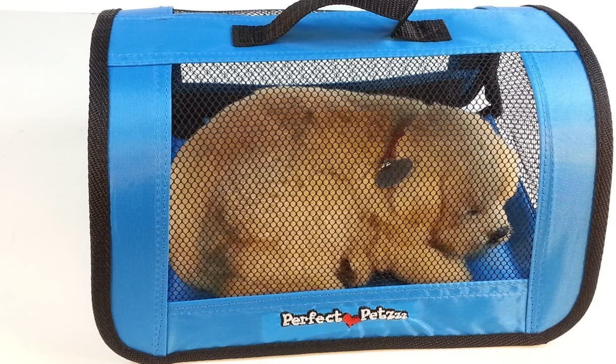 Perfect Petzzz Bundle of 2: Blue and Pink Tote For Plush Breathing Pet ...